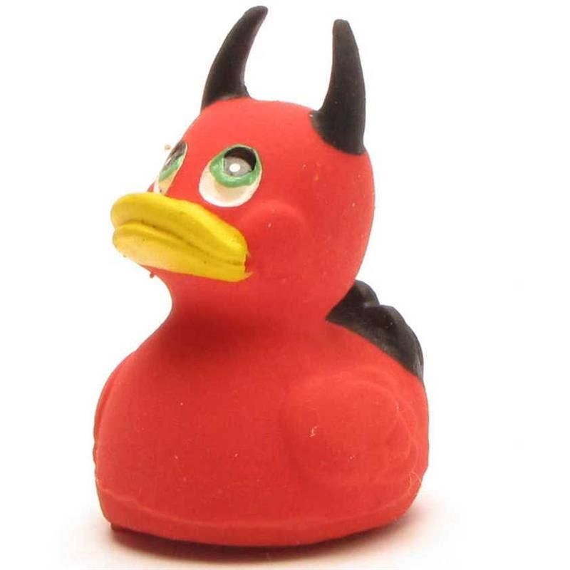 Mini Rubber Duck Devil Duck - rubber duck – Setting The Space