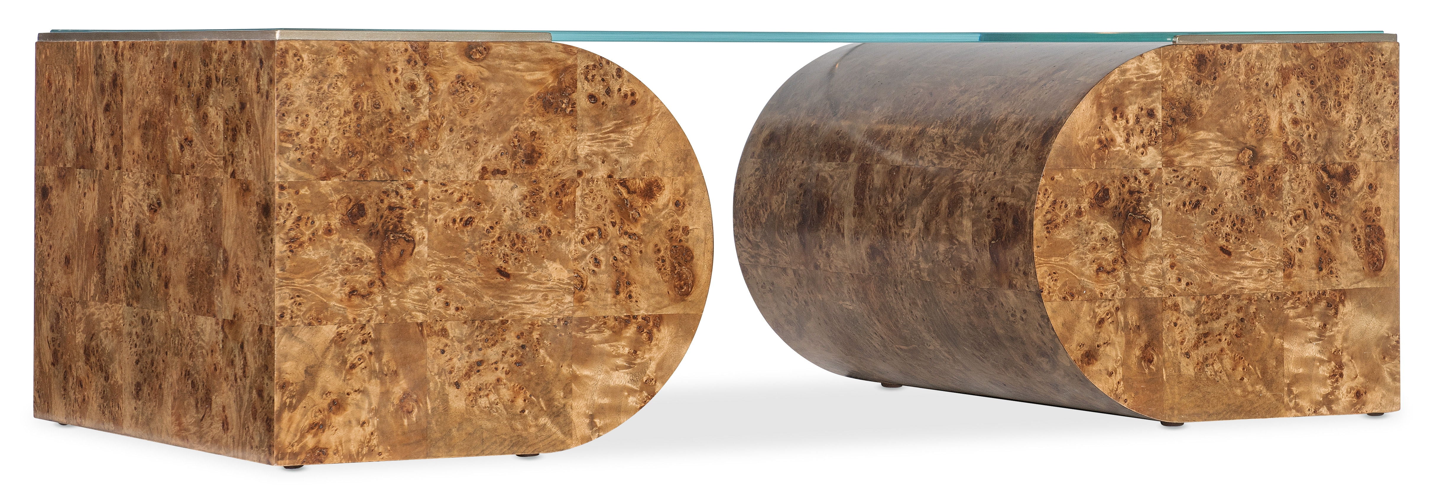 Melange - Burlesque Coffee Table - Light Brown – Setting The Space