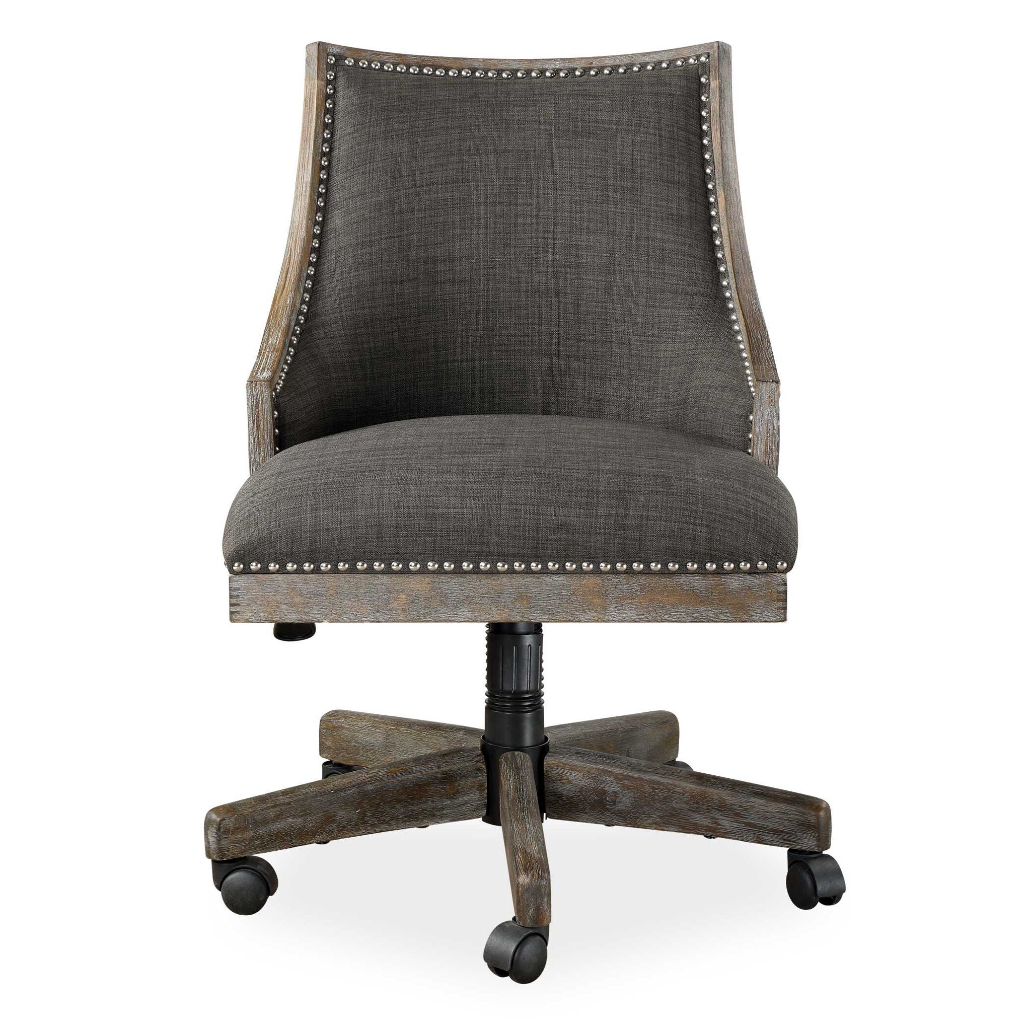 Aidrian - Desk Chair - Charcoal – Setting The Space