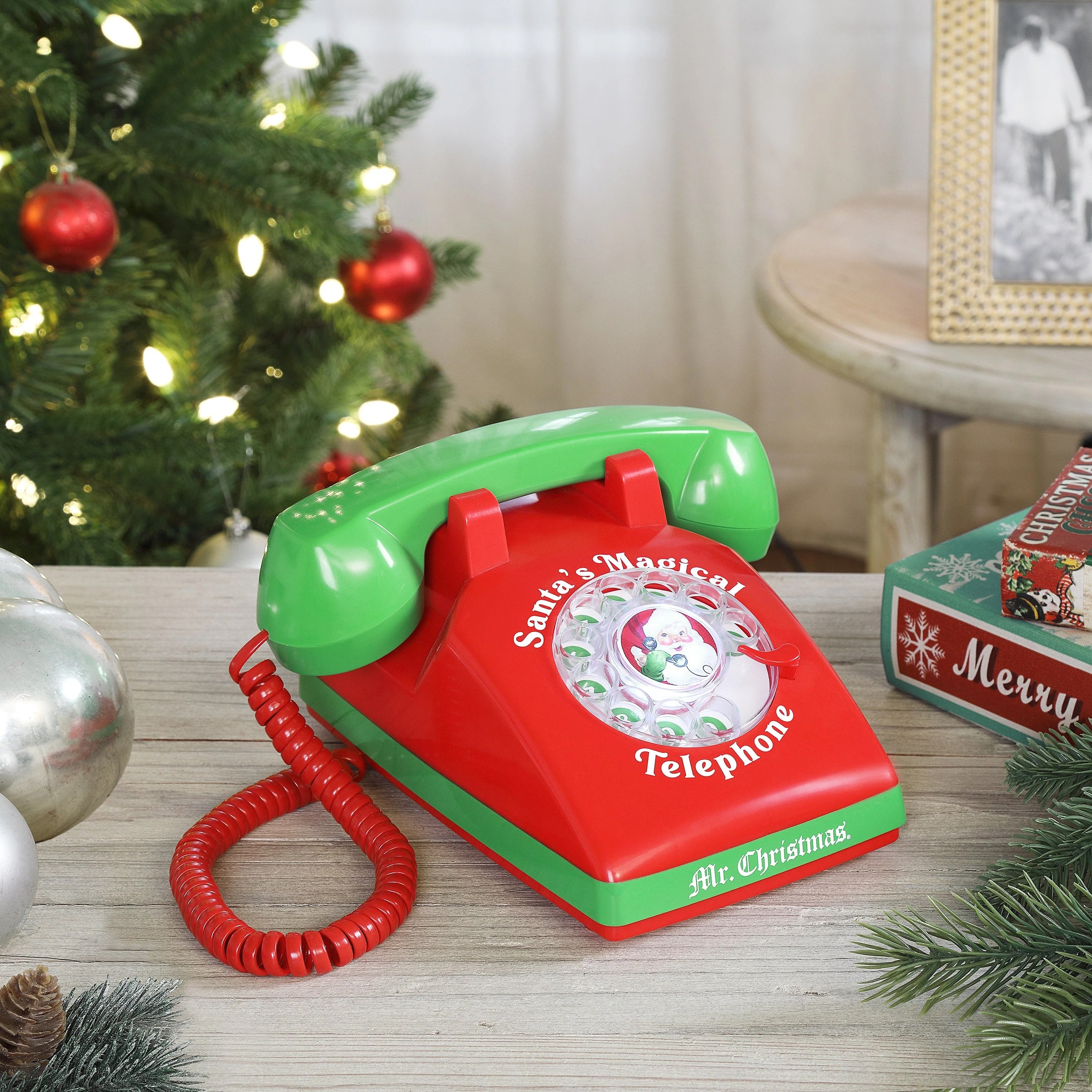 Mr. Christmas Santa’s Magical Telephone – Setting The Space